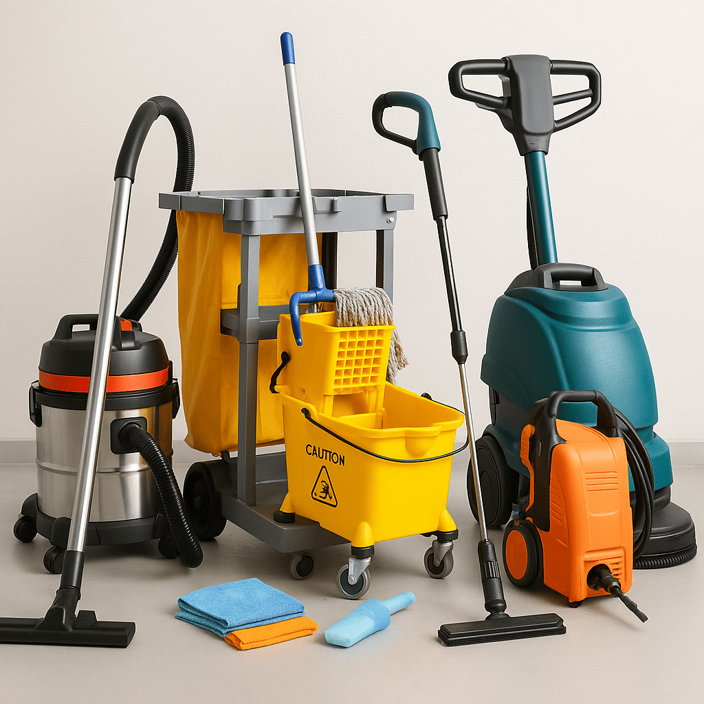 What Equipment Do Commercial Cleaners Use?